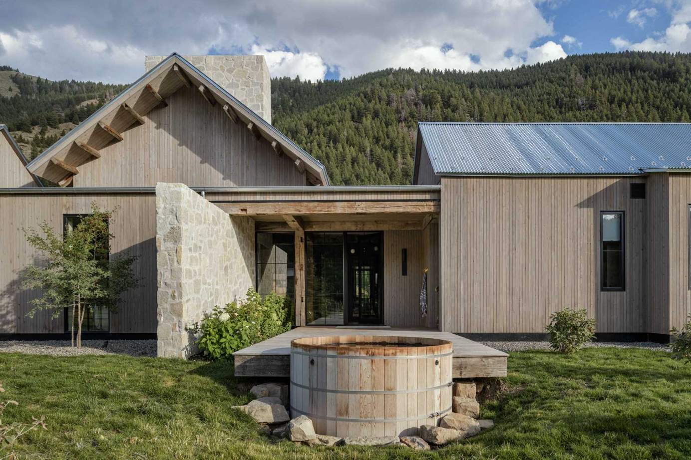 Rustykalny Ranch House w Idaho: Nowoczesna Architektura w Górach ... Rustykalny Ranch House w Idaho: Nowoczesna Architektura w Górach ...
